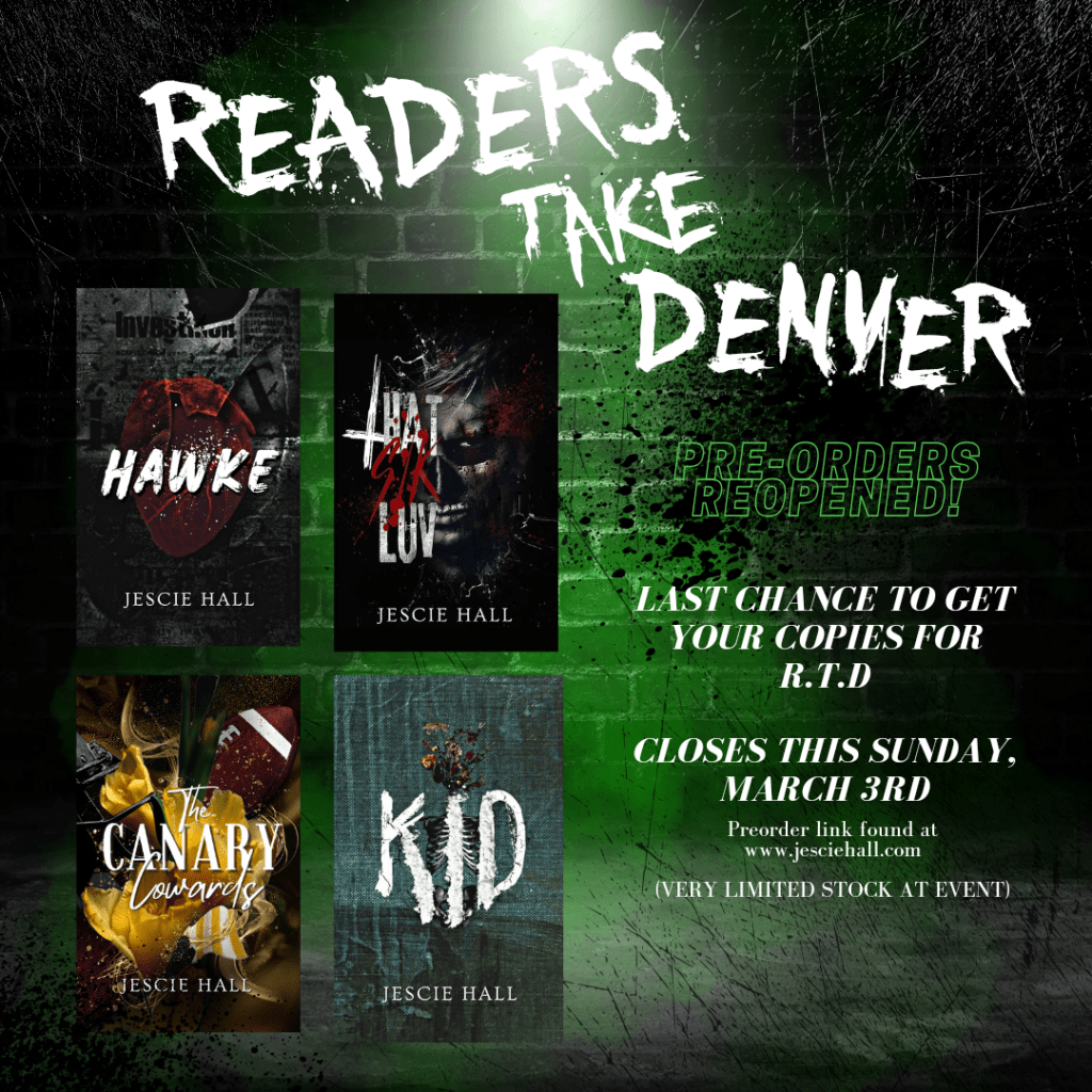 READERS TAKE DENVER 2024 PREORDERS – Jescie Hall